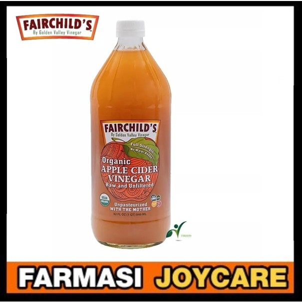 Fairchild's Organic Apple Cider Vinegar 946mL (Exp: July 2029) Raw ...