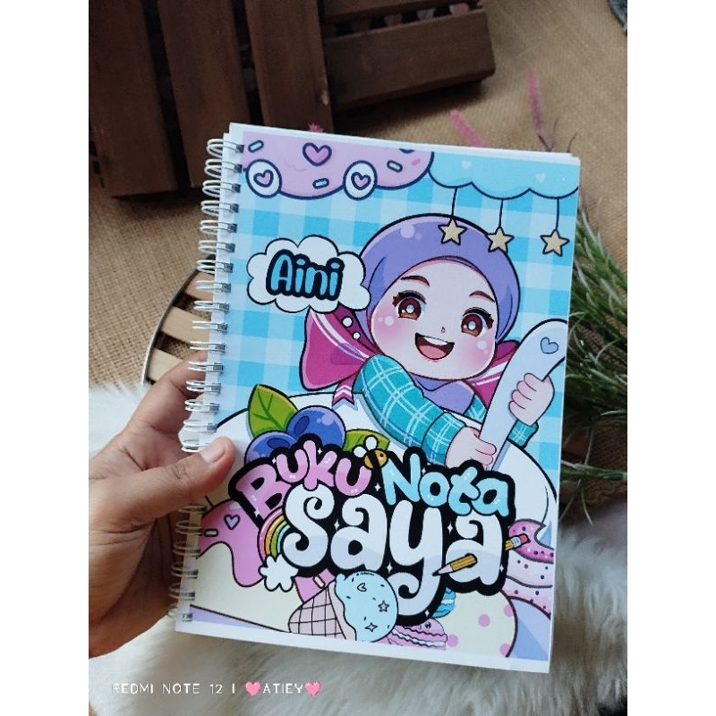 notebook custom cute a5 or a6 | Shopee Malaysia