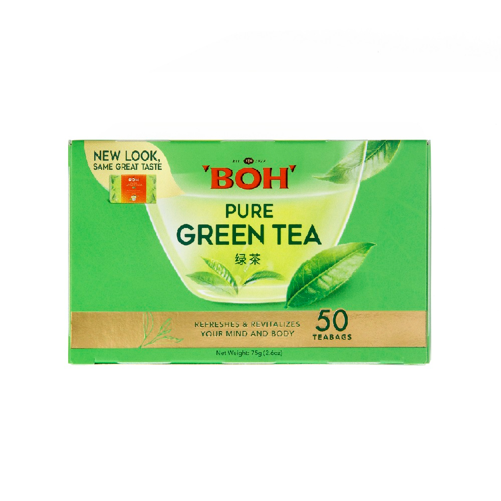 BOH Pure Green Tea 1.5g x 50 Tea Bags | Shopee Malaysia