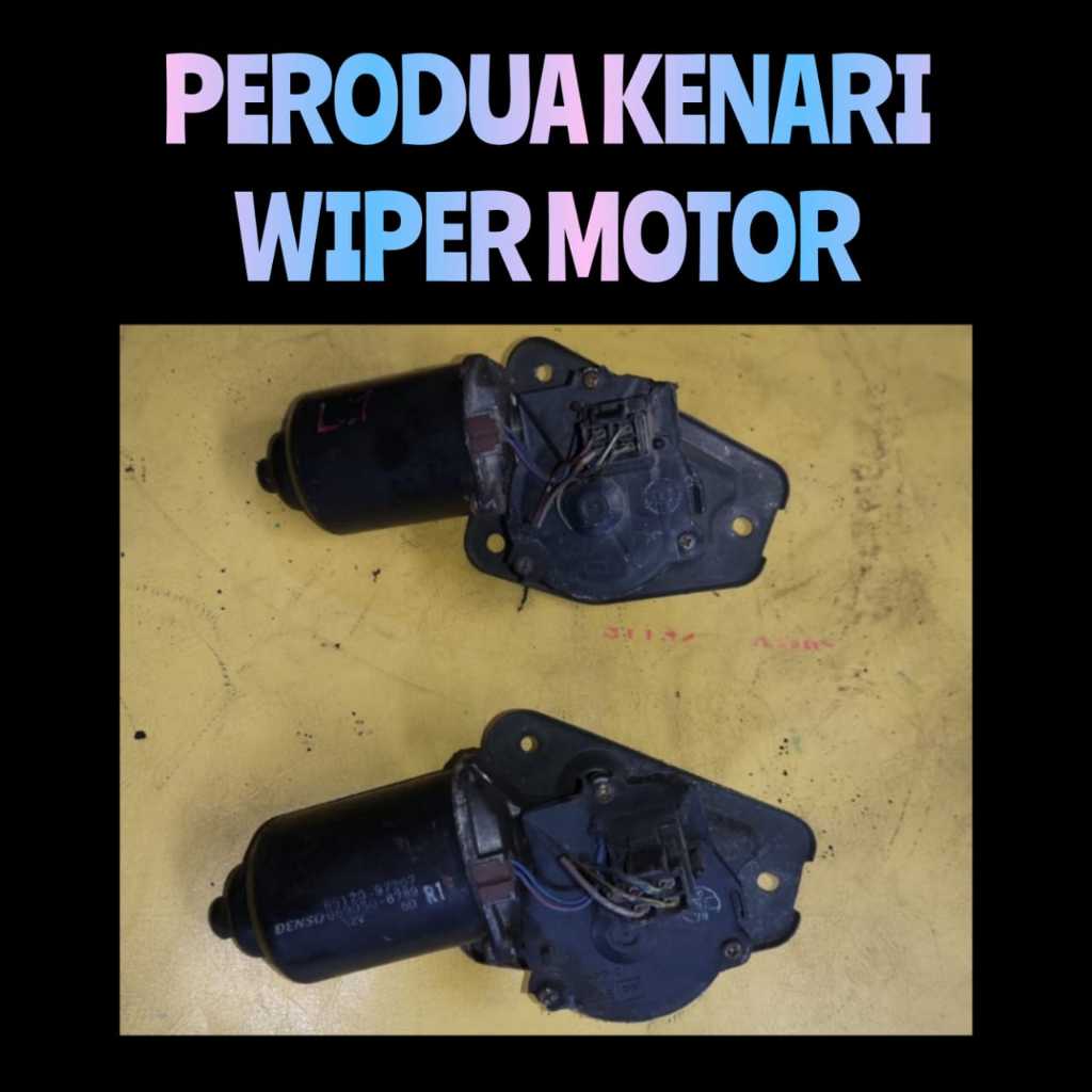 WIPER MOTOR PERODUA KENARI WIPER MOTOR ORI JAPAN USED | Shopee Malaysia