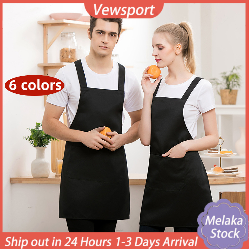 Ready Black Kitchen Apron Water proof Apron Hitam Murah Cute Cartoon ...