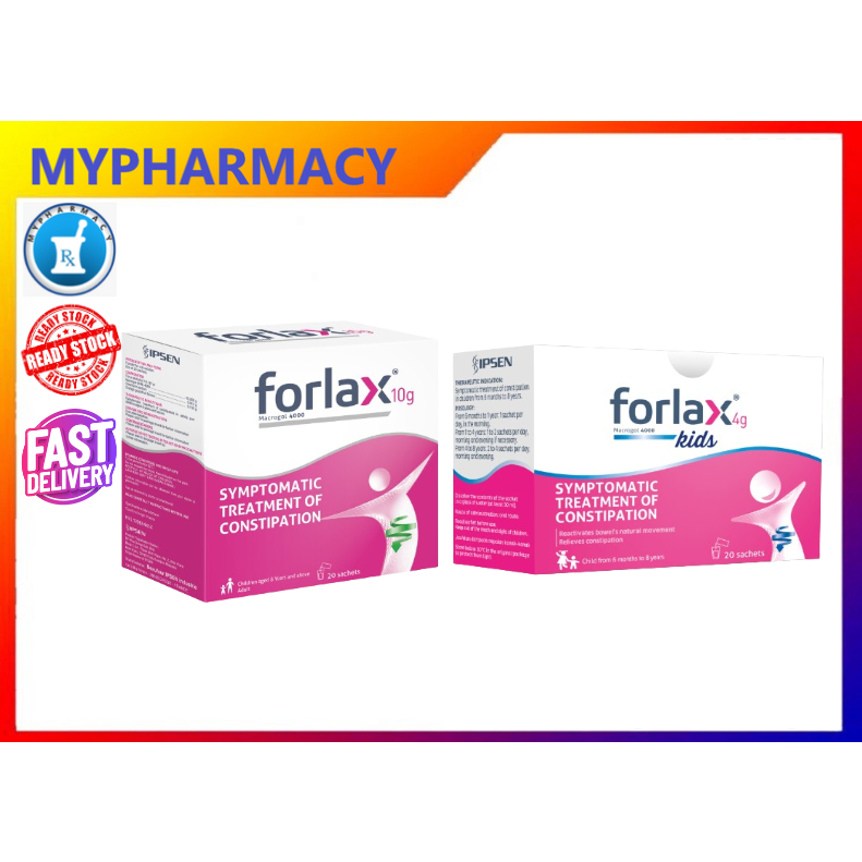 Forlax Kids / Adult Sachet (Macrogol 4000) For Relief of Constipation ...
