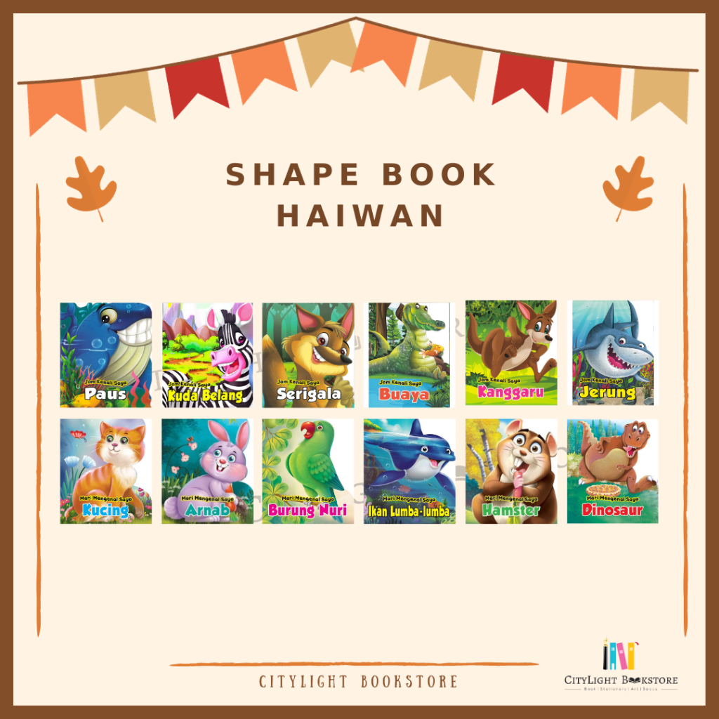 [CITYLIGHT] Buku Cerita: Shape Book Jom Kenali Saya / Mari Mengenal ...