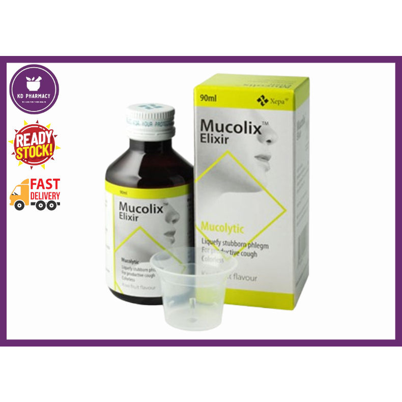 Mucolix Elixir 90ml (Cold & Cough Relief) | Shopee Malaysia