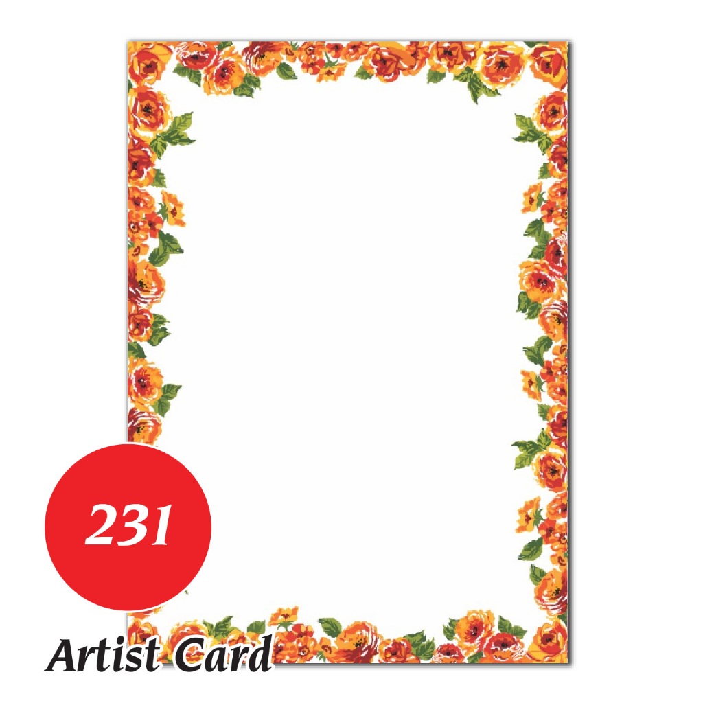 A4 Artist Card | A4 Fancy Artist Card | A4 Folio Card | Fancy Card ...