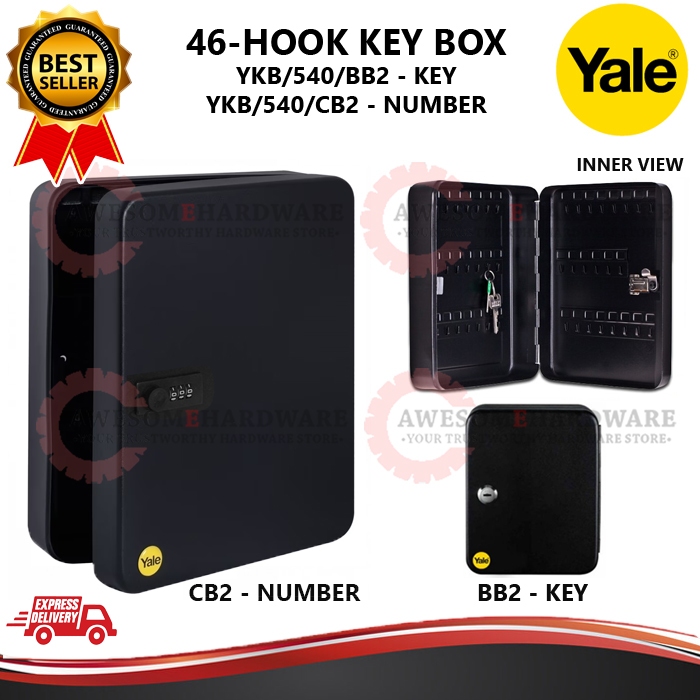 (MEDIUM) YALE 46PCS KEY BOX YKB/540/CB2 OR YKB/540/BB2 PETI KUNCI KOTAK | Shopee Malaysia