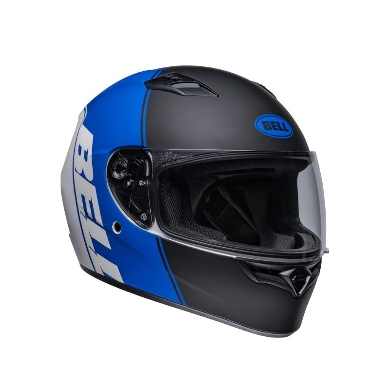 Bell Qualifier Full-Face Helmet (Ascent Matte Black/Blue/White ...