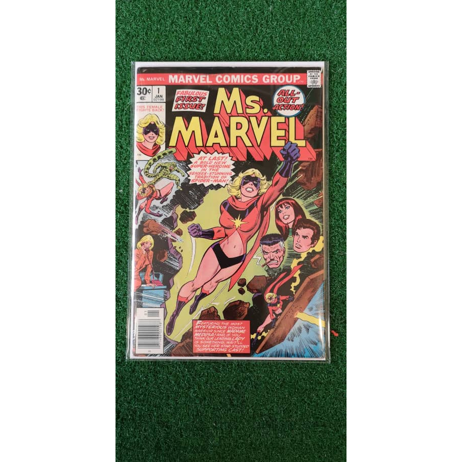 Marvel Comics Ms. Marvel #1 (1977) - 1st App Carol Danvers as Ms. Marvel | Shopee Malaysia