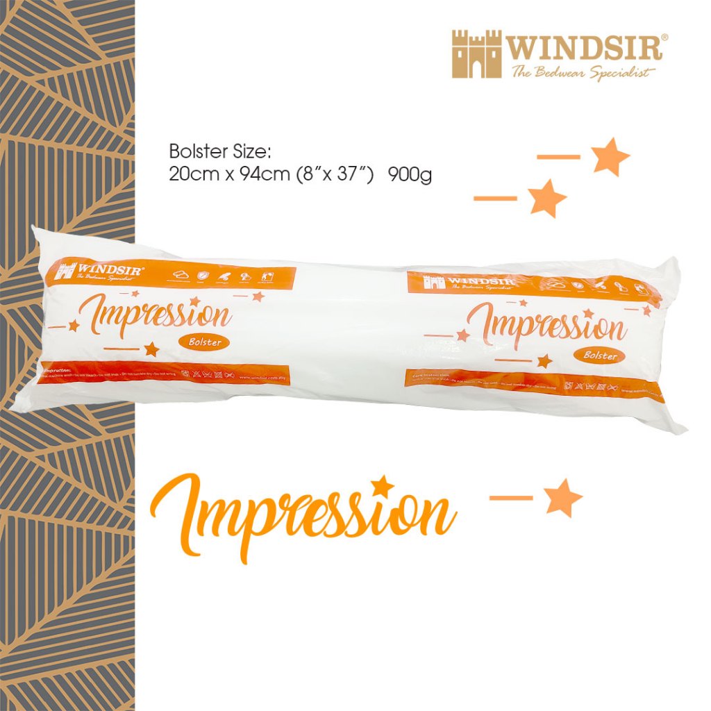 Windsir Impression 100% Hollow Polyester Fiber Bolster | Shopee Malaysia