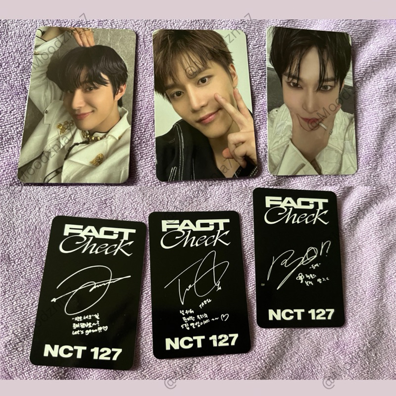 NCT 127 JUNGWOO TAEIL DOYOUNG FACT CHECK ALBUM | Shopee Malaysia