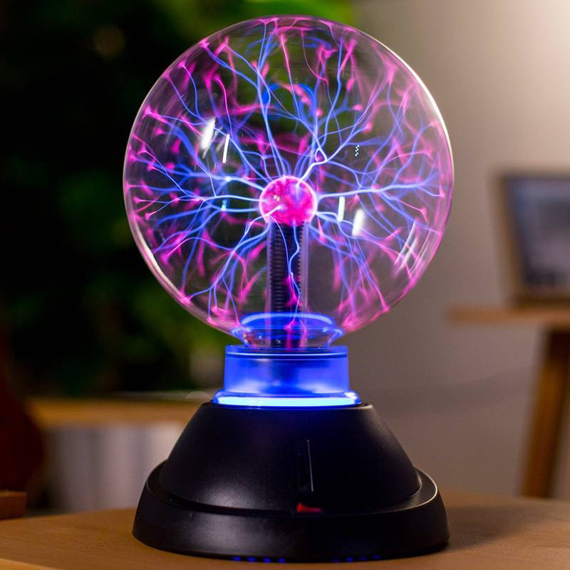 Ready Stock Fashion lamp 3" Magic Crystal Globe Plasma Lamp Ball Touch ...