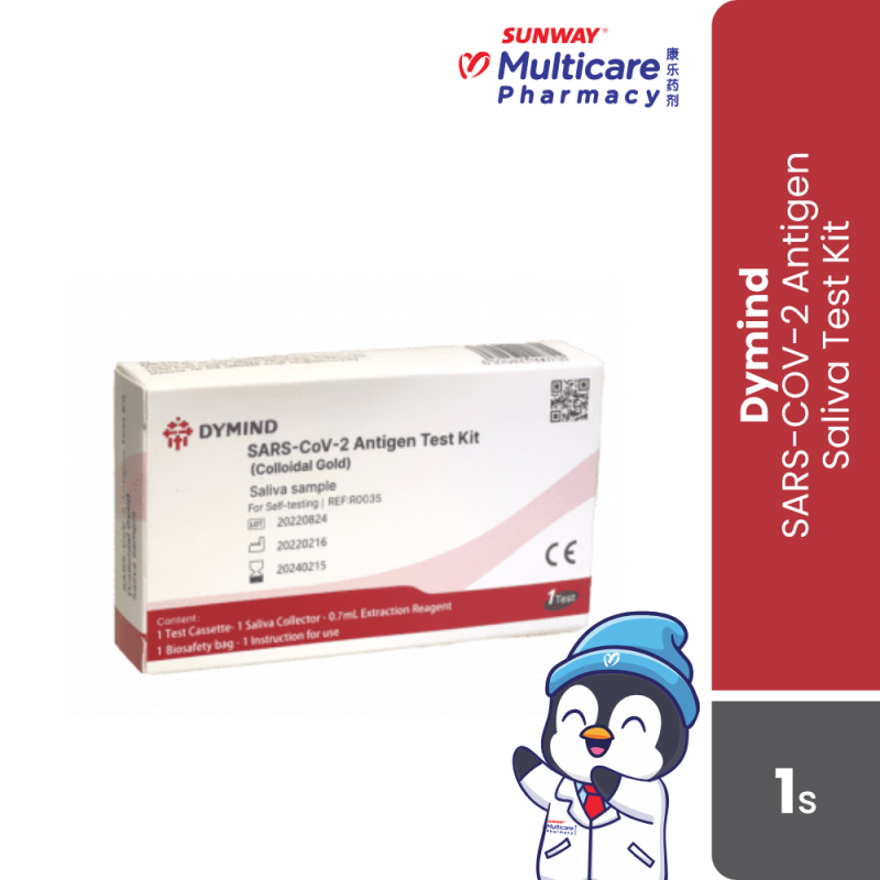 Dymind SARS-COV-2 Antigen Saliva Test Kit | Shopee Malaysia