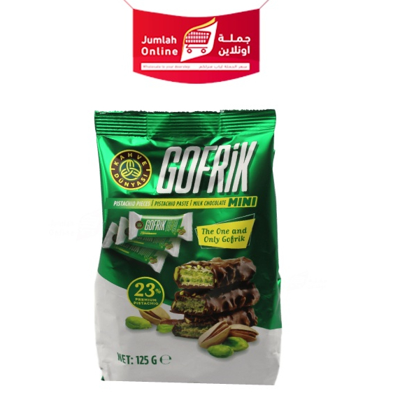 Gofrik milk chocolate with pistachio 10 pcs *12.5g | Shopee Malaysia