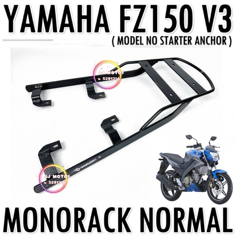 [ RACK-1 BOX MONORACK ] YAMAHA FZ150 V3 FZ150i FZ V3 REAR MONO RACK ...