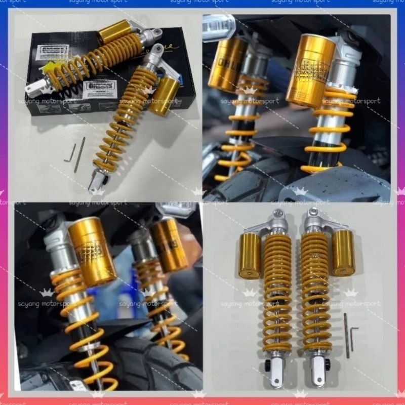 HONDA ADV150 OLN MONOSHOCK RACING ABSORBER 390mm GAS+TANK | Shopee Malaysia