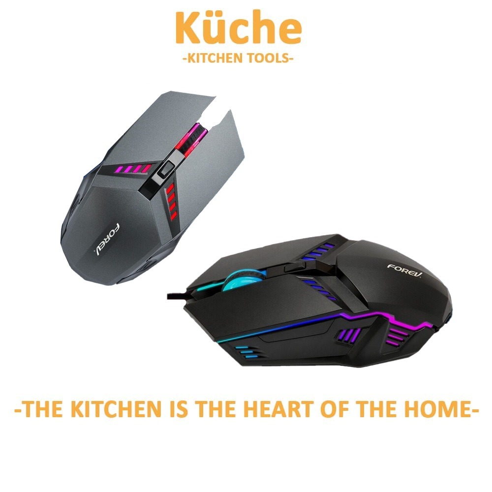 KUCHE Forev FV-Q3 Gaming Mouse RGB Light Office Desktop Laptop ...