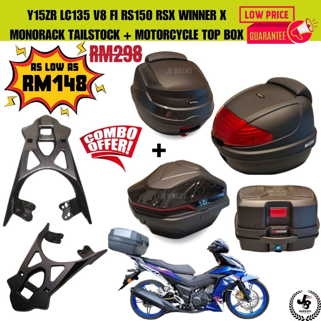YAMAHA Y15ZR LC135 V8 FI & HONDA RS150 RSX WINNER X Carrier Rack TAIL ...