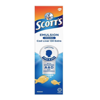 Scott's Emulsion Original Cod Liver Oil Extra 400ml | Shopee Malaysia