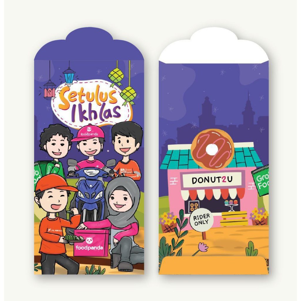 10 Keping/Paket Sampul Duit Raya Pekerjaan / Kerjaya Viral 2024 ...