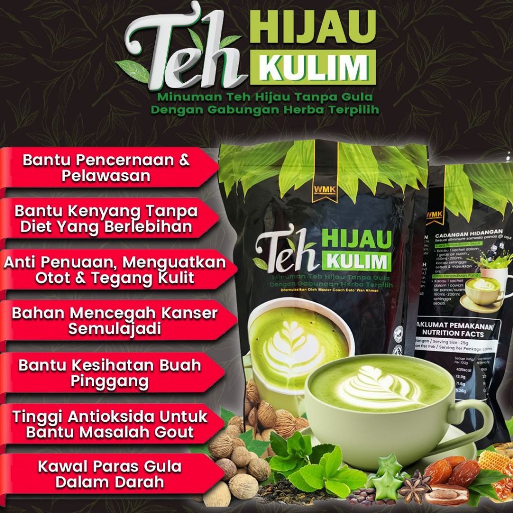 Teh Hijau Kulim Suplemen Baru Penghapus Lemak ( Formula Kurus Bakar ...