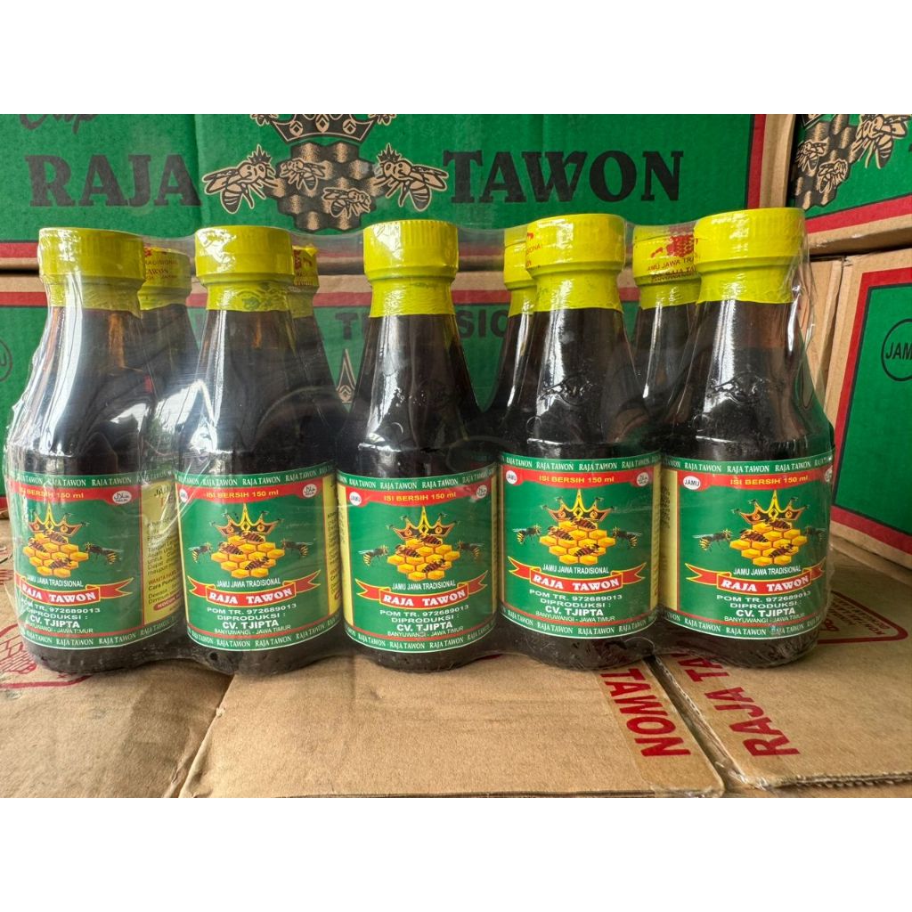 10 Botol X 150ml (1 Pak) Asam Urat Dan Pegal Linu Raja Tawon | Shopee ...