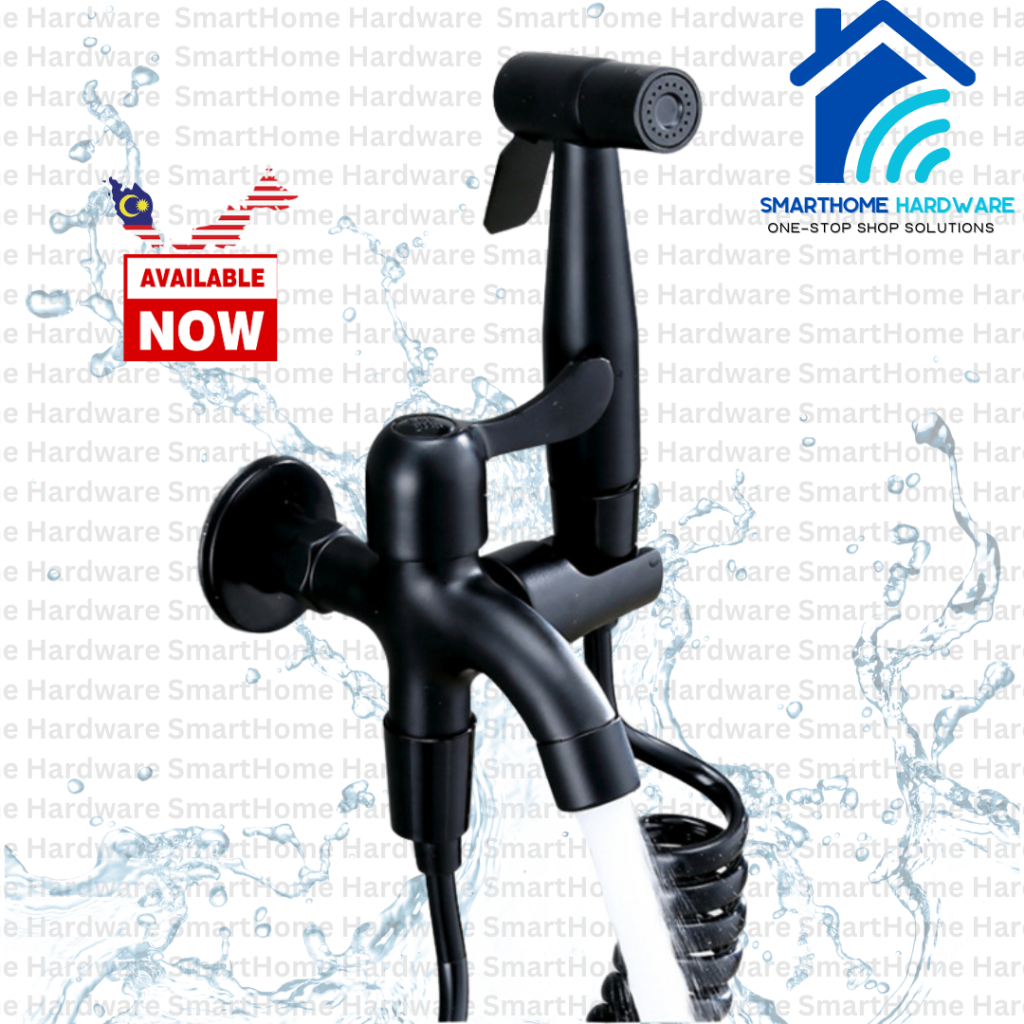 SmartHome Hardware Stainless steel bidet spray set hand bidet two way ...