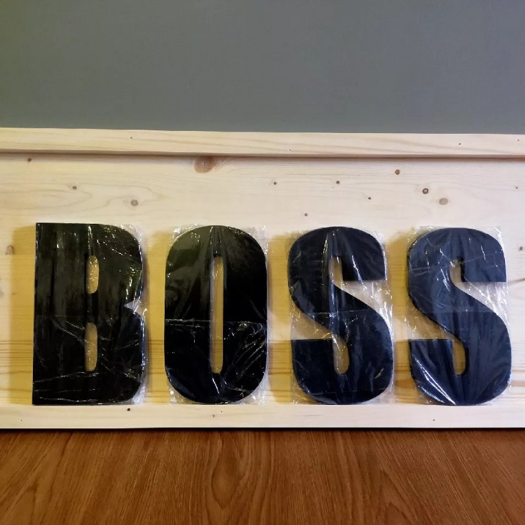 PVC Foamex Size 20cm high - Custom 3D Wording Alphabet Branding Sign ...
