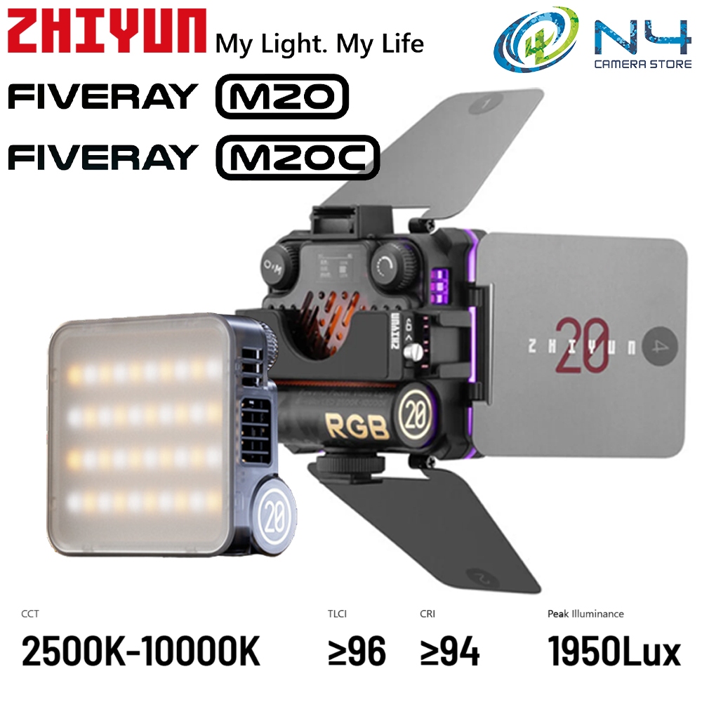 Zhiyun FIVERAY M20 LED Light Bi-Color / RGB | Shopee Malaysia