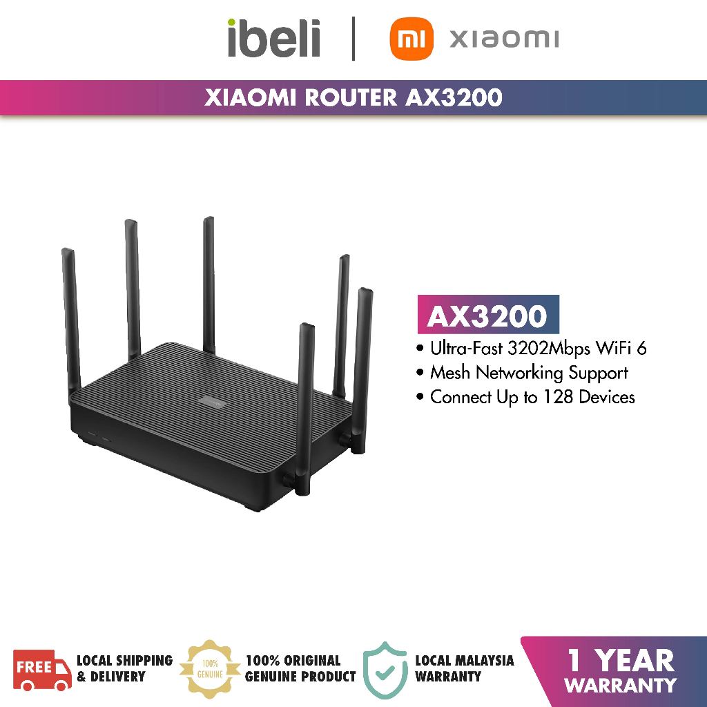 Xiaomi Router AX3200 Mesh Network Support 3202MBPS Ultra Fast WiFI 6 ...