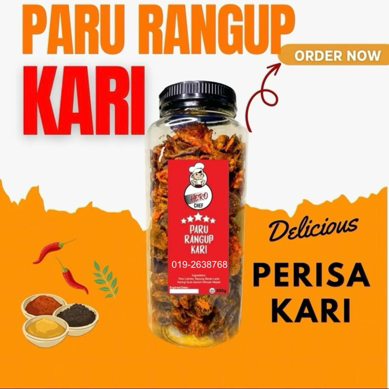 🌟HQ🌟 Paru & Daging Rangup Cheese Pedas 200g By Hero Chef | Garing ...