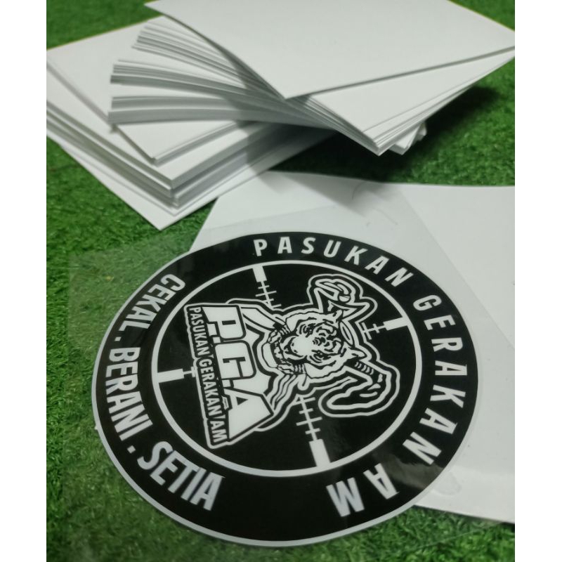 #PGA STICKER CERMIN ( LEKAT DI KERETA ) | Shopee Malaysia