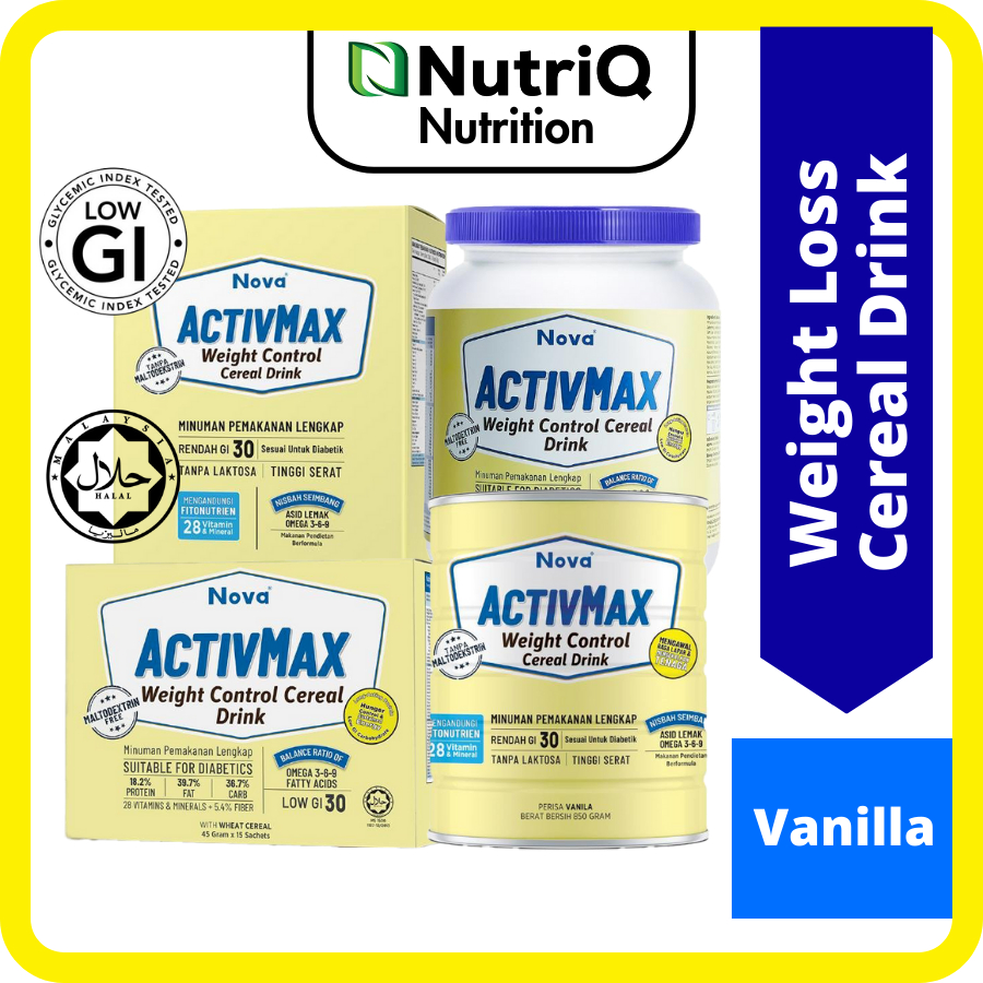 Nova Activmax Weight Control Cereal Drink (Slimming Weight Management ...