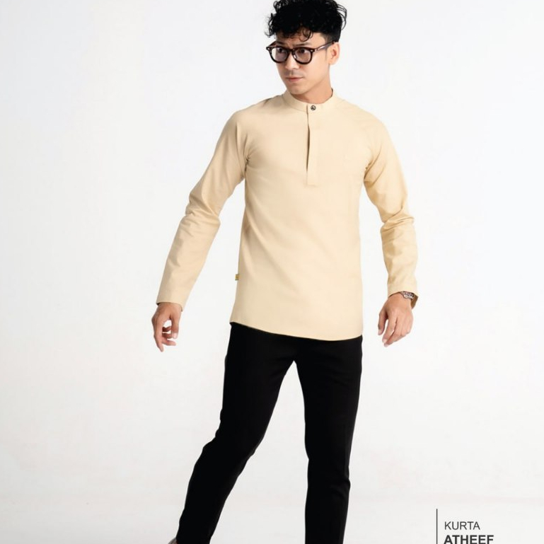 KURTA ATHEEF ( NUDE) ELRAH EXCLUSIVE | Shopee Malaysia