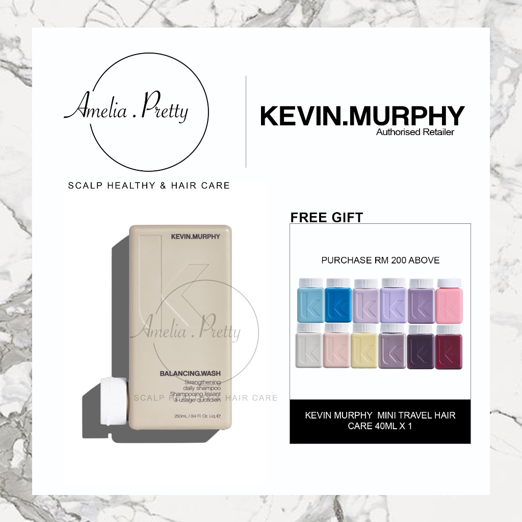 Kevin Murphy Balancing Wash Scalp Shampoo 250ml ( Strengthening Daily ...