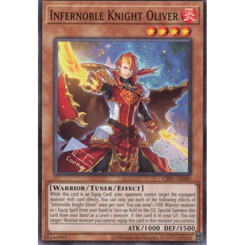 Yugioh CR01-AE080 Infernoble Knight Oliver (N) | Shopee Malaysia