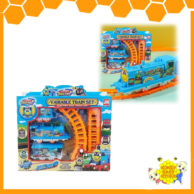 Electric Plastic Educational Model DIY Rail Track Toy Train Set ...