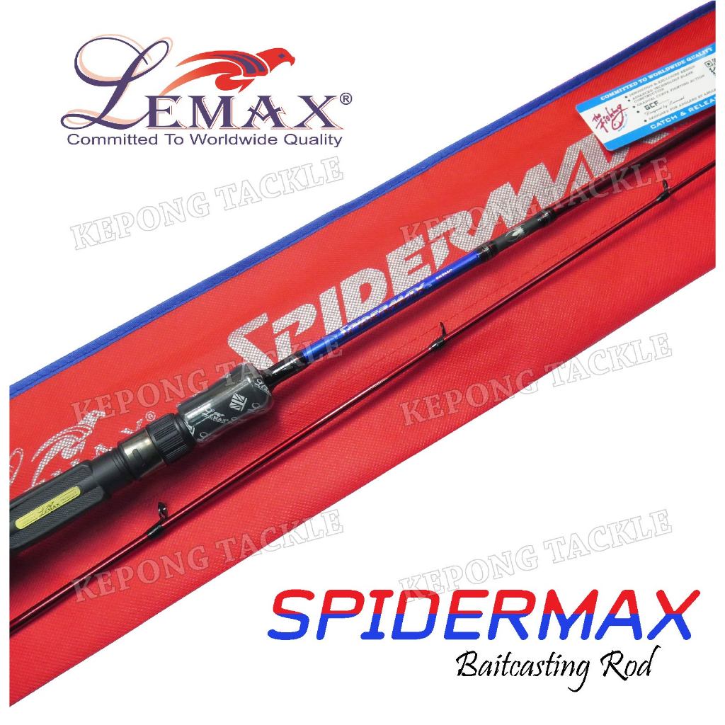 LEMAX fishing rod SPIDERMAX SPM 562MC 602MC 612MC 622MC BAITCASTING ROD ...