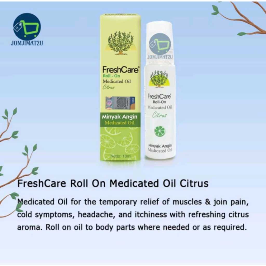 FRESH CARE ROLL ON MEDICATED ROLL ON 10ML | Shopee Malaysia