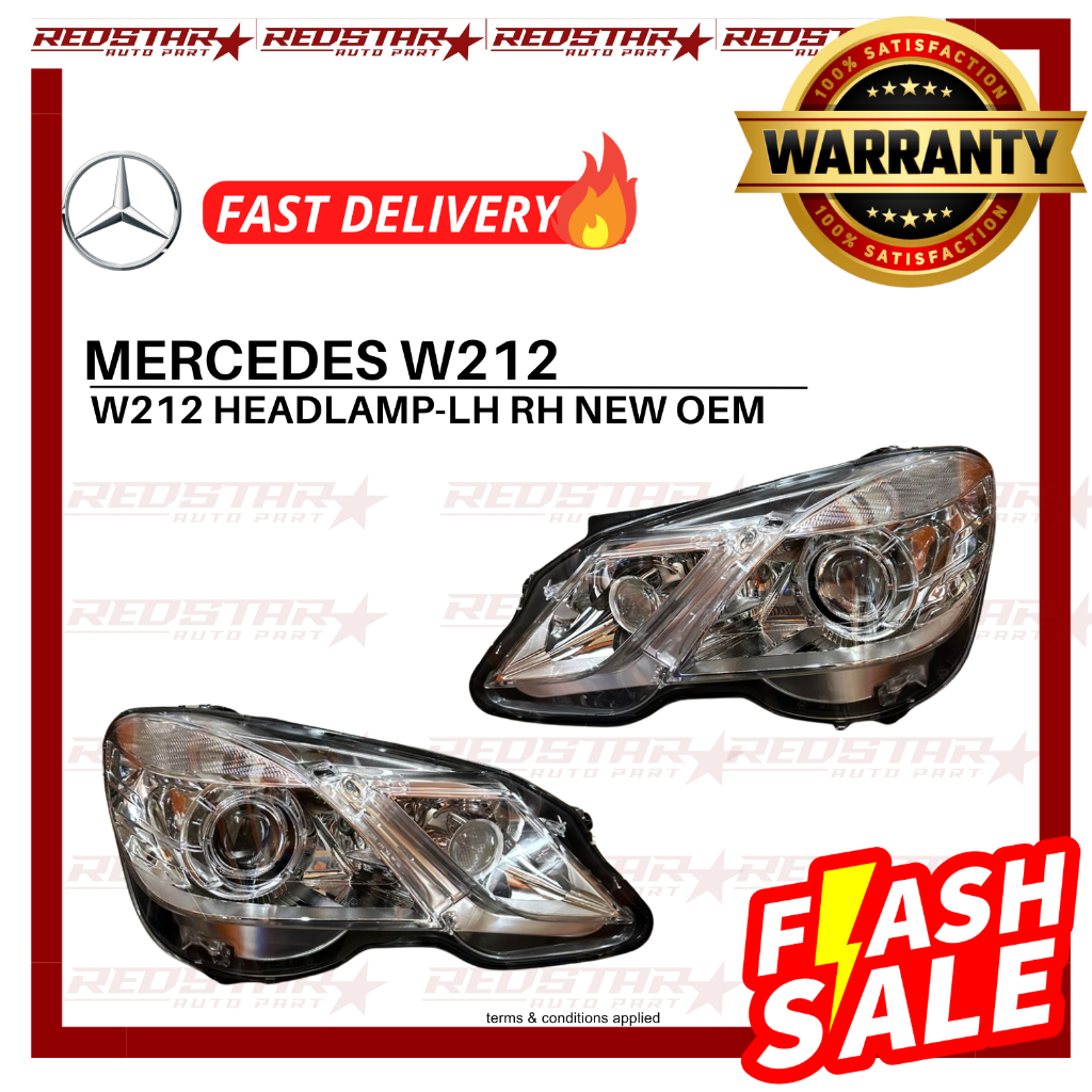 MERCEDES W212 HEADLAMP LH RH NEW OEM | Shopee Malaysia