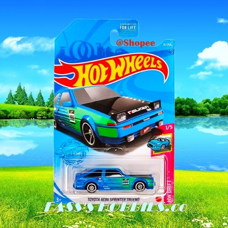 HOT WHEELS™ US CARDED 👉READY STOCK TOYOTA AE86 SPRINTER TRUENO FALKEN ...