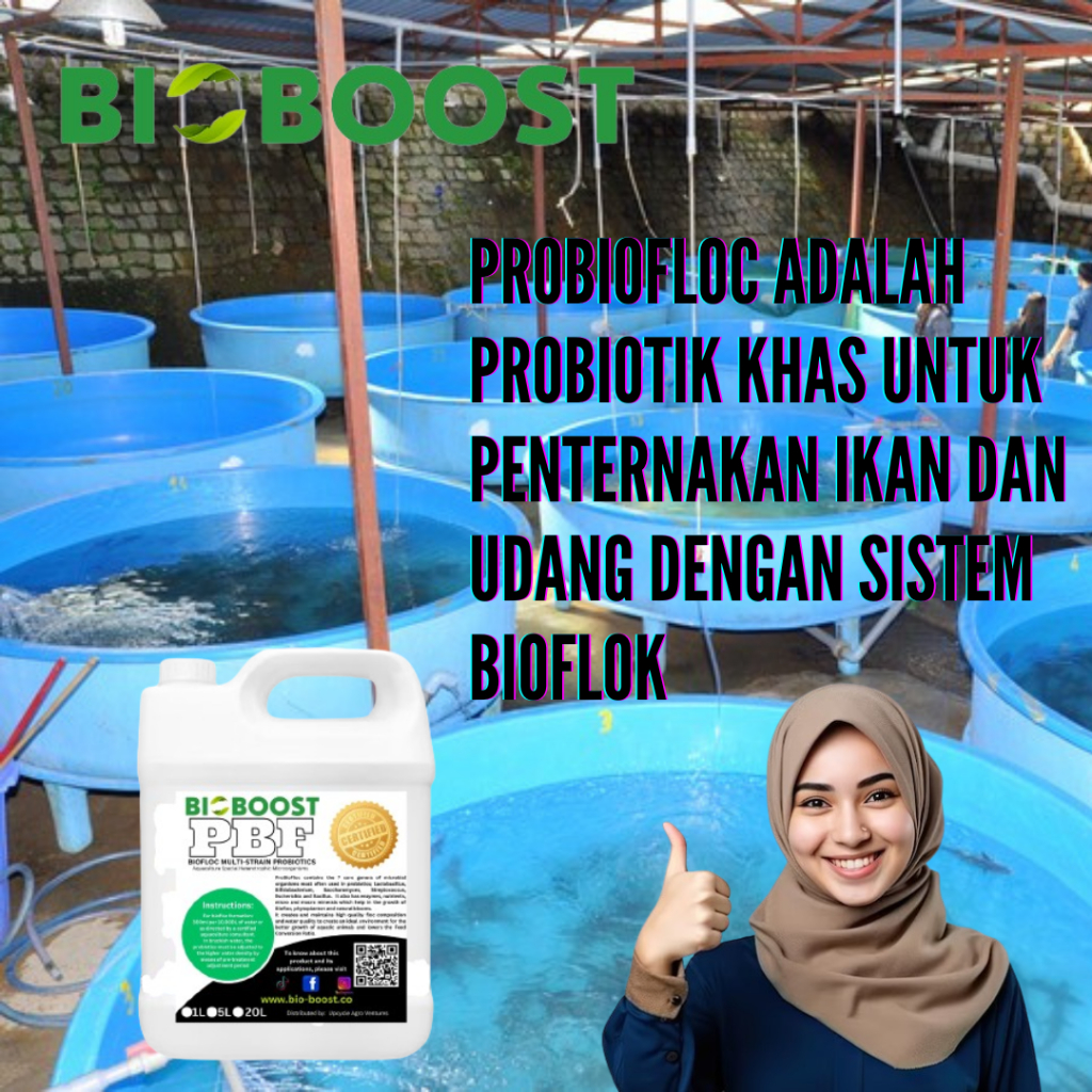 Probiotik Bioflok BioBoost ProBioFloc PBF BioFloc Penternakan Ikan Dan ...
