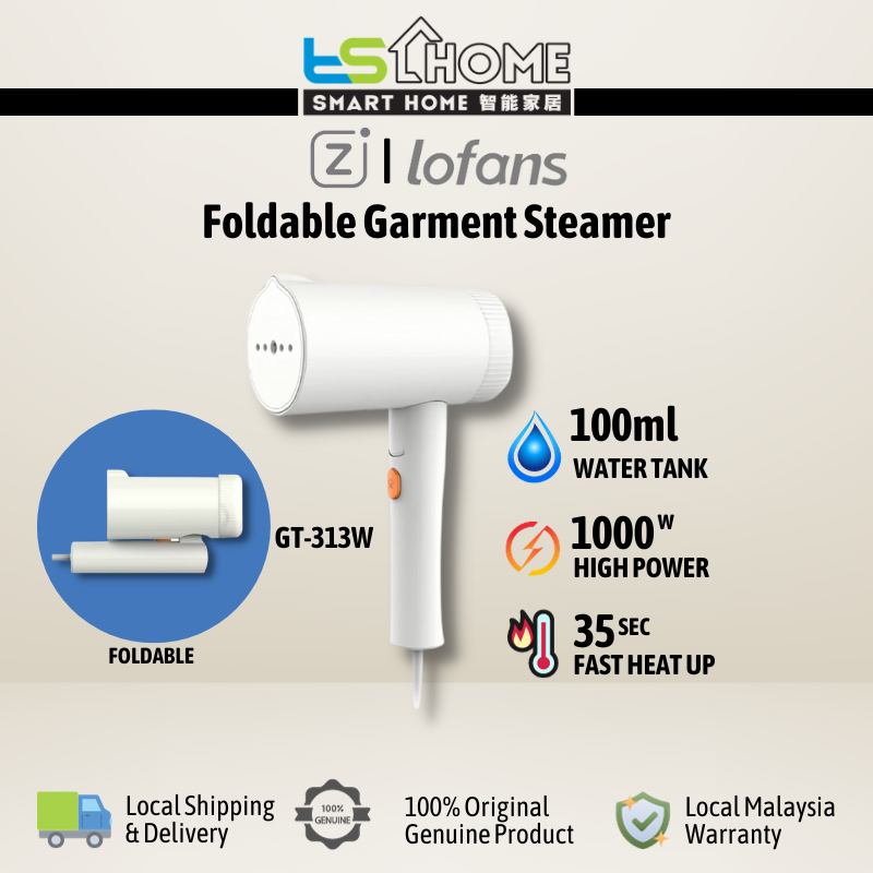 Lofans Folding Handheld Garment Steamer Cloth Ironing Machine GT313W ...