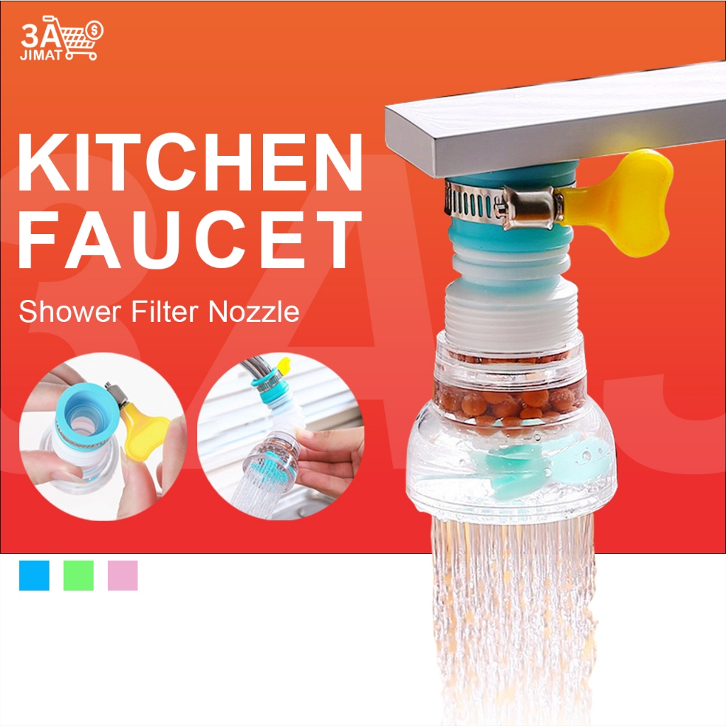 Faucet Filter Water Tap Filtering Shower Head Purifier Anti Splash ...