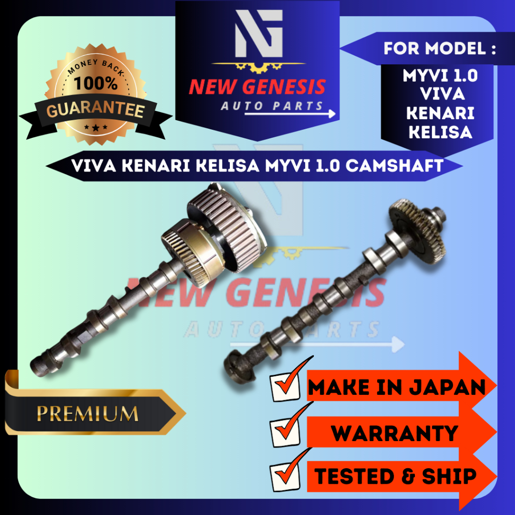 Perodua Kelisa Kenari Avy Viva L7 L9 Myvi-1.0 VVT Exhaust Cam Shaft ...