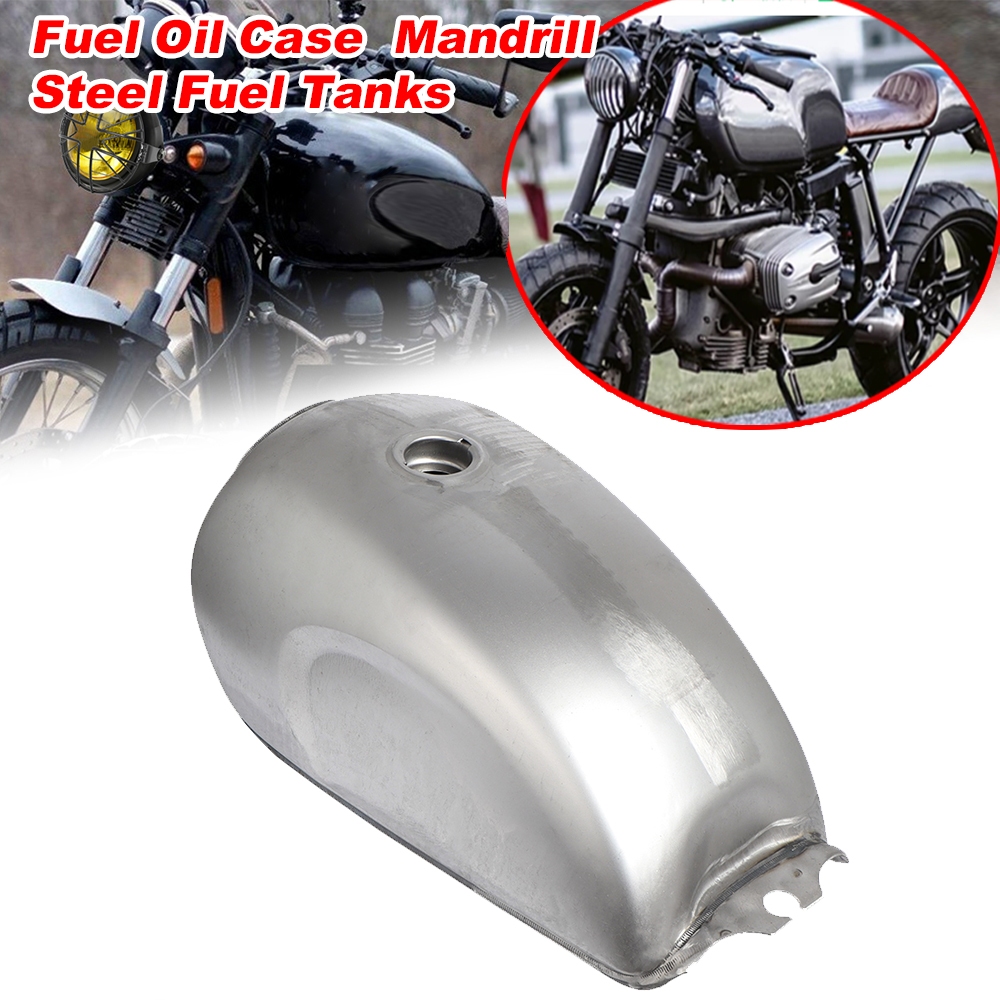 Cafe Racer Gas Fuel Tank Motorcycle Gasoline Tank Raw Bare Metal ...
