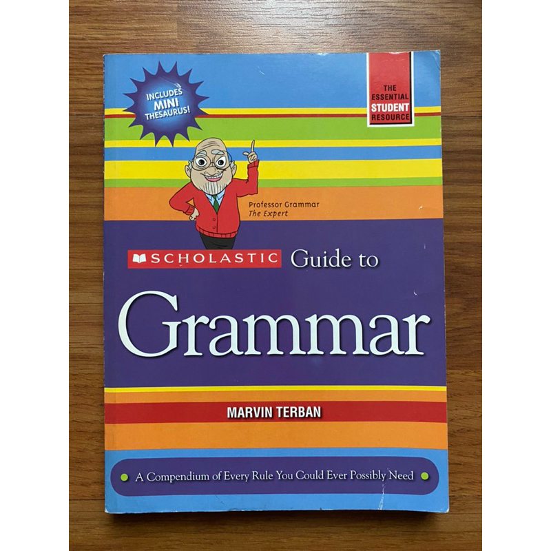 Scholastic Guide to Grammar by Marvin Terban (Reference - Language ...