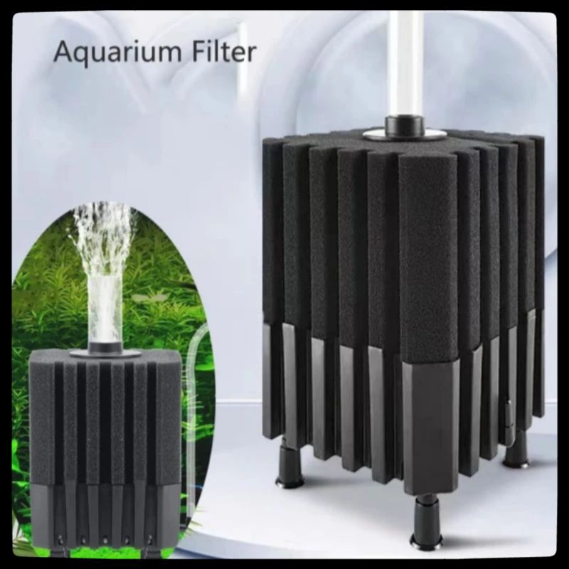 Yee Aquarium Sponge Filter Fish Tank Span Filter With Media | Shopee ...