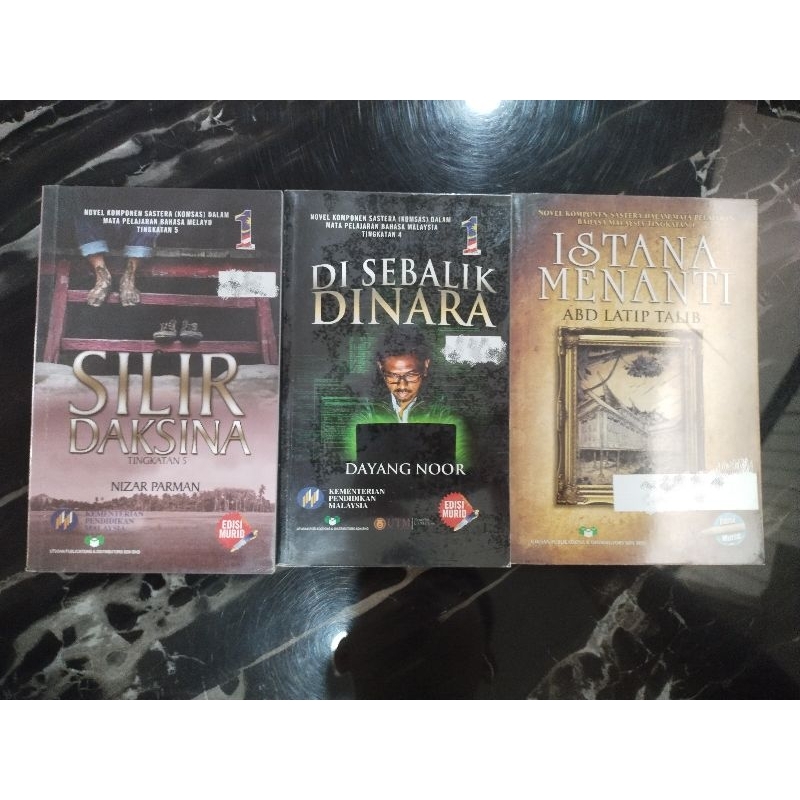 (Second Hand) Novel Komponen Sastera - Istana Menanti / Di Sebalik ...