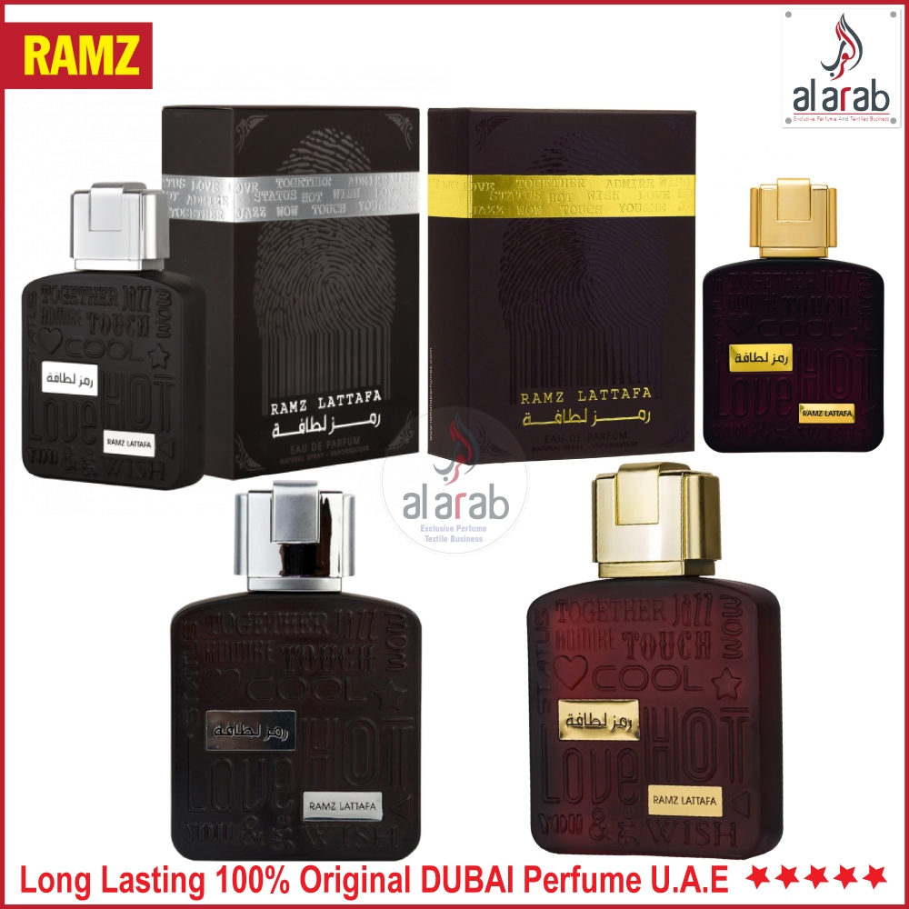 Ramz Lattafa Silver | Ramz Lattafa Gold By Lattafa EDP Perfume for Men ...