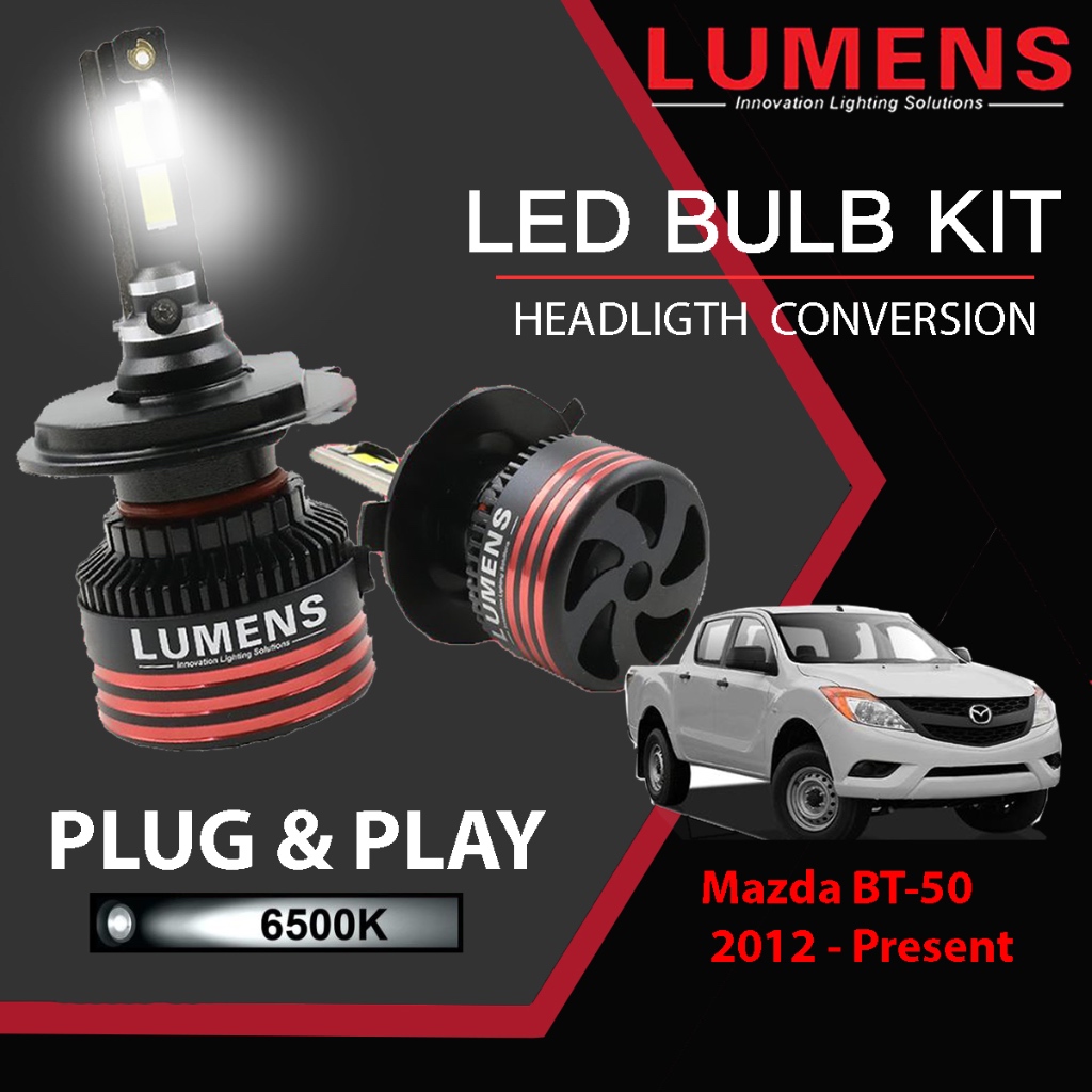 Mazda BT-50 Mk3 Year 2012 - Present- LUMENS Car Lighting 6500K 12V/24V ...